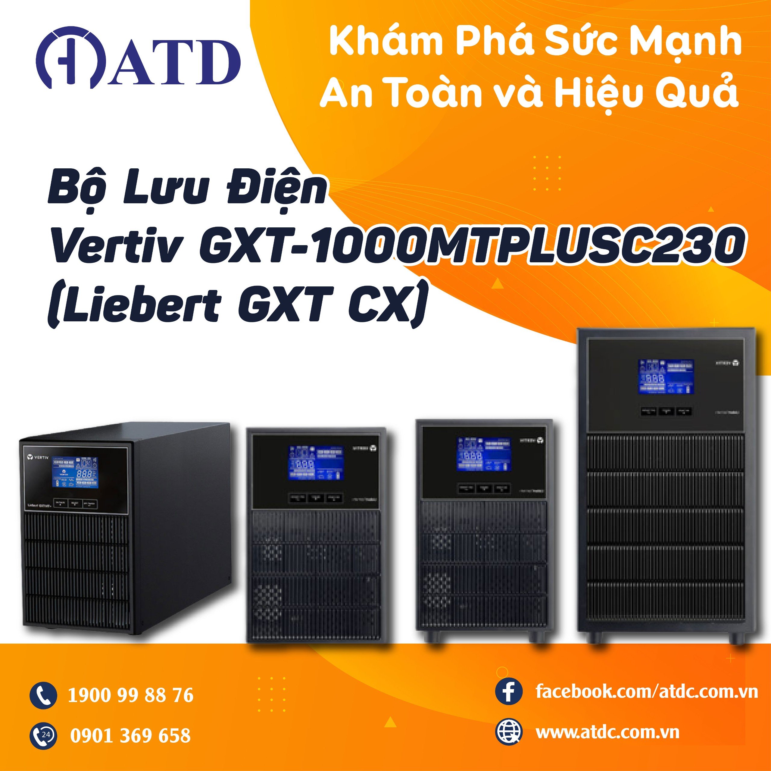 Bộ Lưu Điện Vertiv GXT-1000MTPLUSC230 - An Toàn và Hiệu Quả