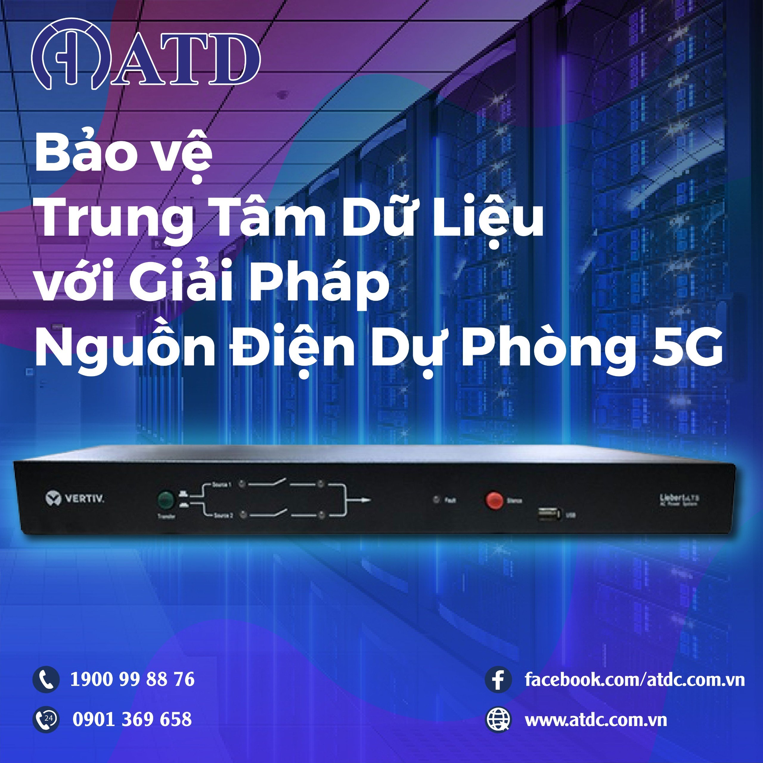 Bộ chuyển mạch tĩnh (STS) Liebert® LTS - Giải pháp dự phòng nguồn điện ...